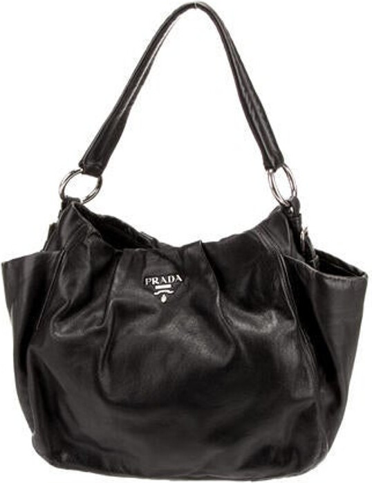 Prada Soft Calf Hobo - ShopStyle