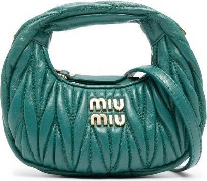 Miu Miu mini Wander matelassé shoulder bag - ShopStyle