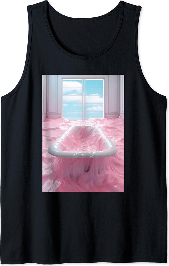 Odd Surreal Spaces: Weirdcore Art Pink Liquid Tub Sci-Fi: Weirdcore ...