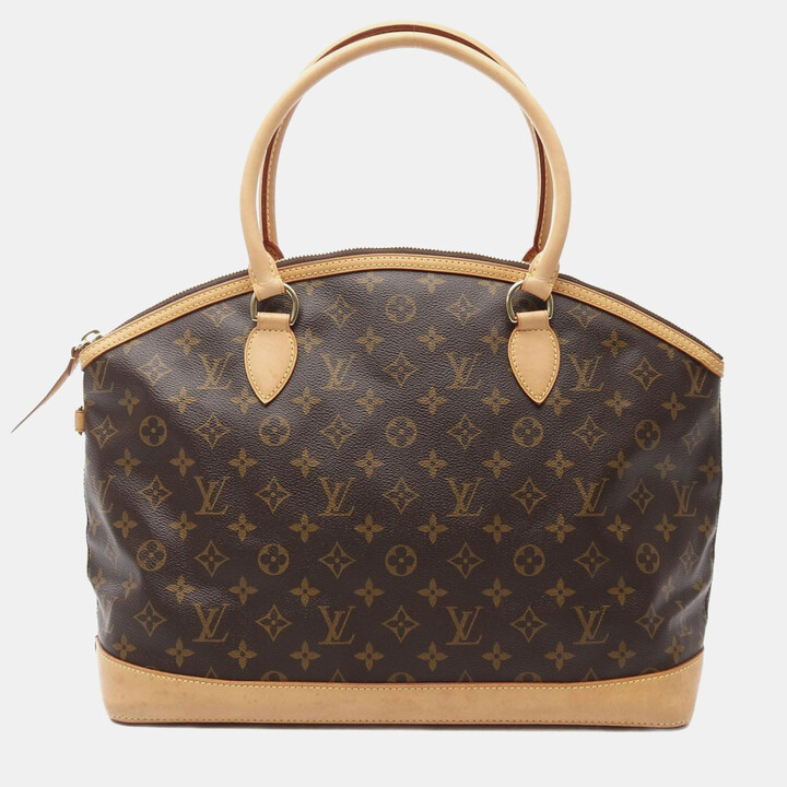 Louis Vuitton Lockit Horizontal Brown Monogram Canvas Tote Bag - ShopStyle