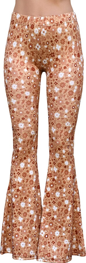 Daisy Del Sol Women's High Waist Gypsy Comfy Yoga Ethnic Tribal Stretch ...