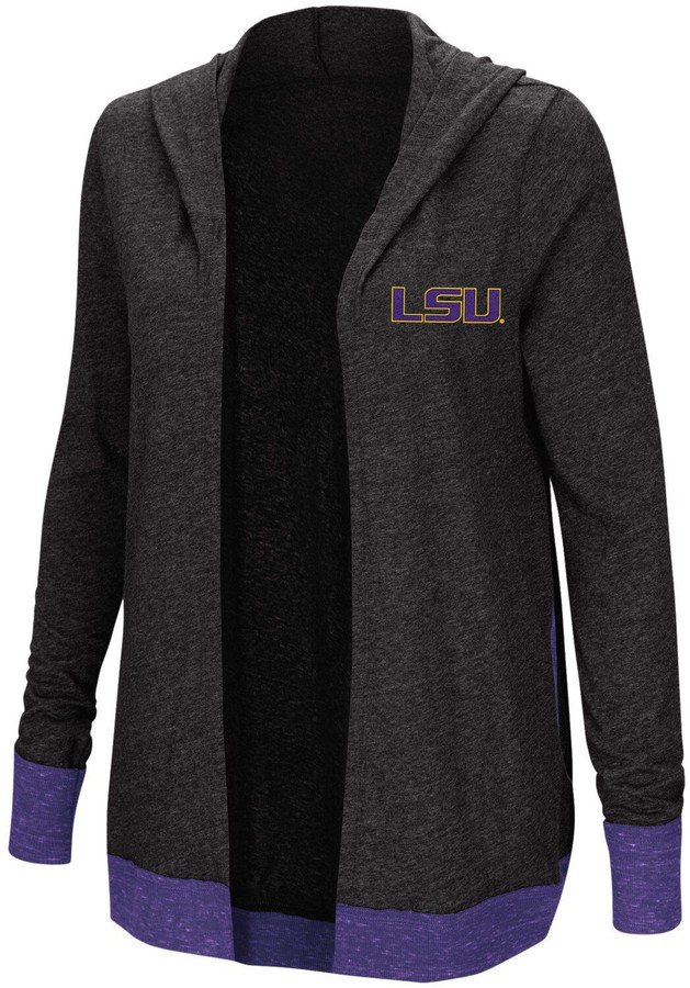 Colosseum Women's Charcoal LSU Tigers Plus Size Steeplechase Open ...