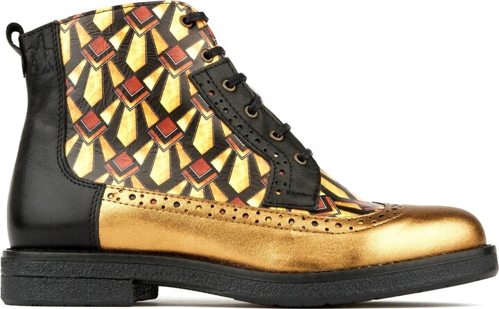 Embassy London Usa Black / Gold Hatter - Black & Gold Zelda - Womens ...