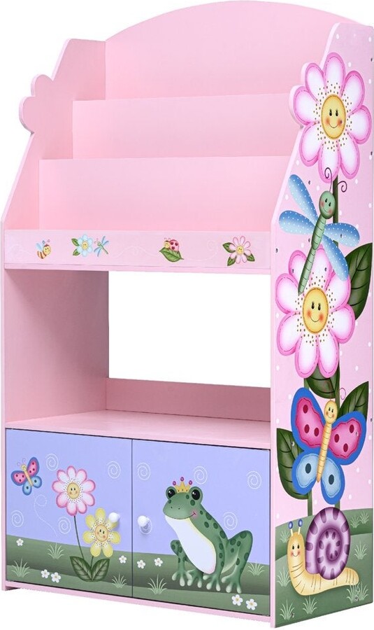 EPOWP Magic Garden Kids 3-Tier Wooden Bookcase with Cabinet - ShopStyle