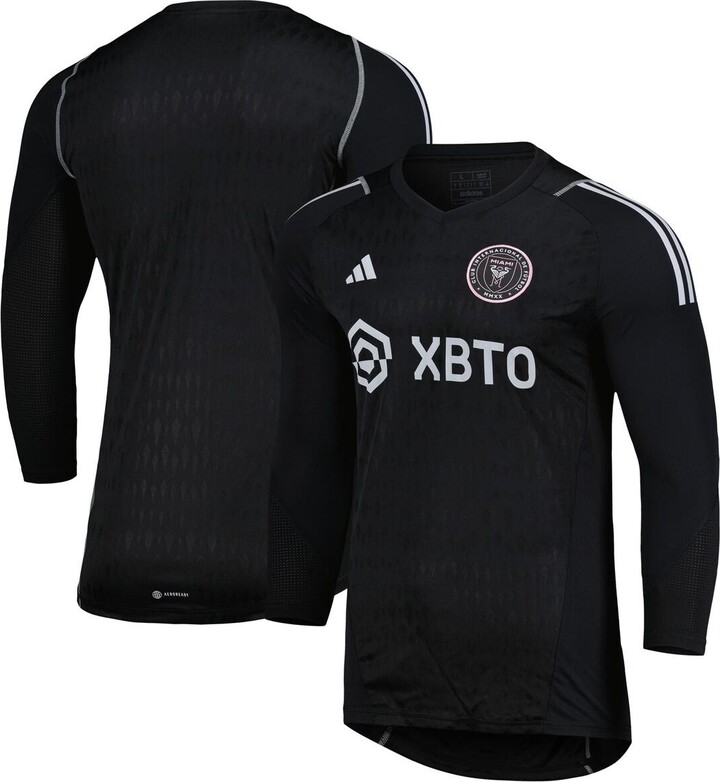 adidas Men's Black Inter Miami Cf 2023 Goalkeeper Long Sleeve Replica ...