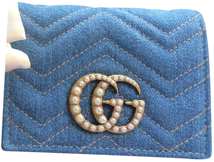 Gucci blue Denim - Jeans Wallets - ShopStyle