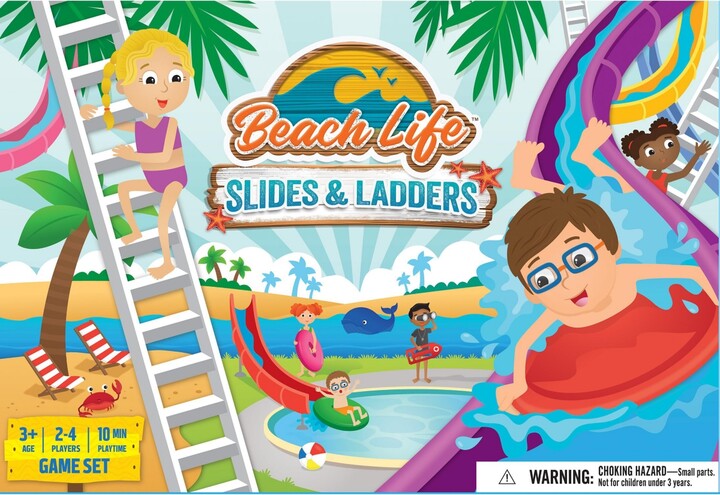 Masterpieces Puzzles MasterPieces Beach Life - Slides & Ladders Board ...