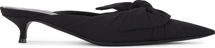 Balenciaga Knife Knot Mule in Black - ShopStyle