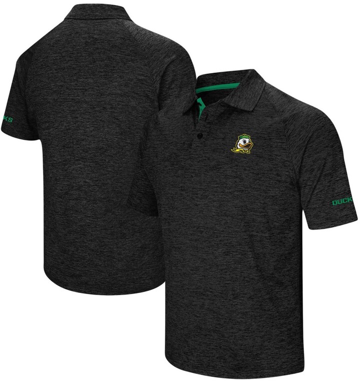 Colosseum Men's Heather Black Oregon Ducks Alternate Logo Down Swing ...