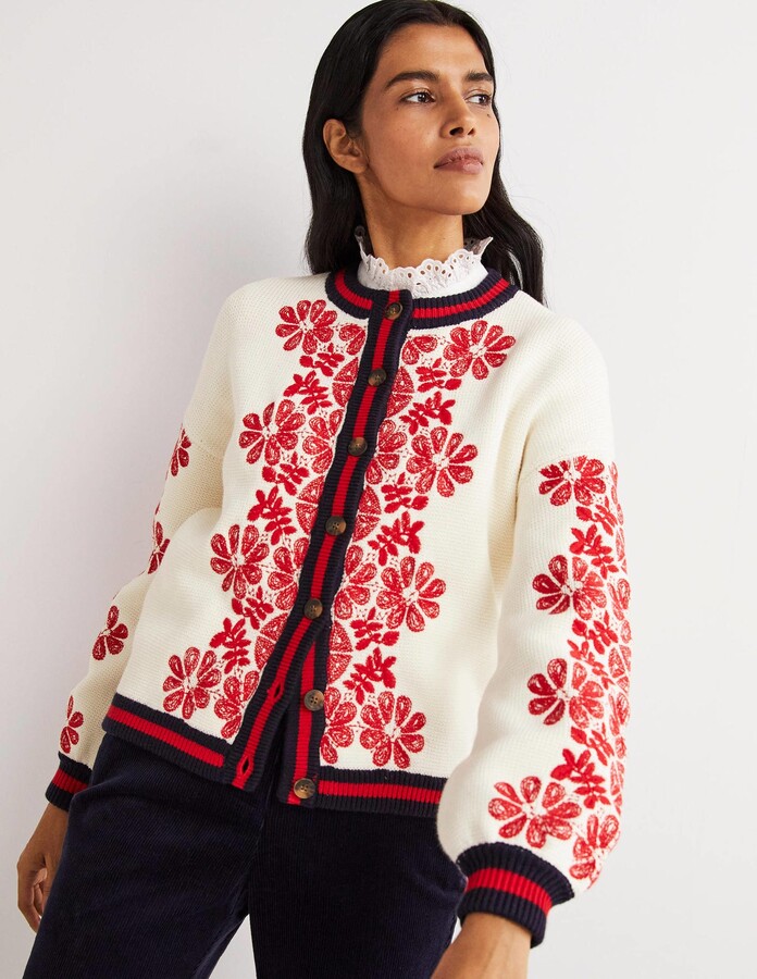 Boden Knitted Bomber Jacket - ShopStyle