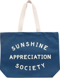 Alphabet Bags Sunshine Appreciation Society Ocean Canvas Tote Bag ...