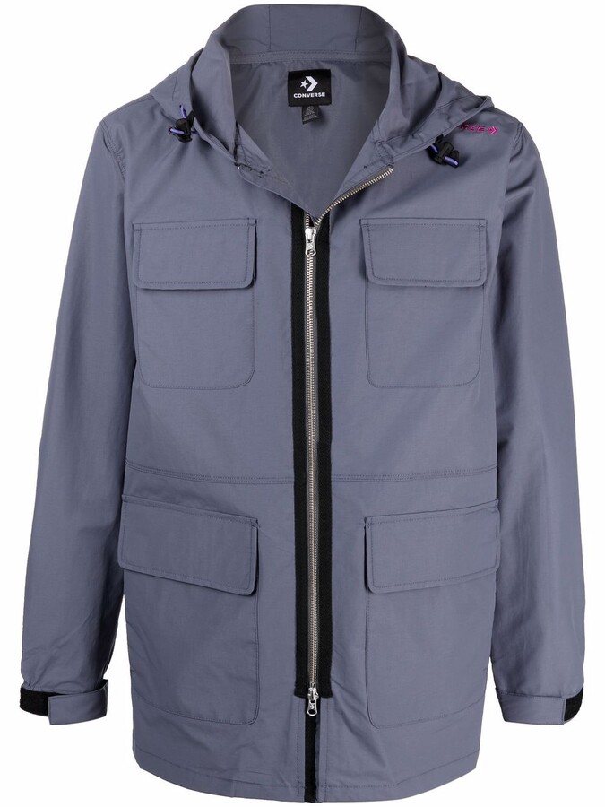Converse Hooded Utility Parka Jacket - ShopStyle Outerwear