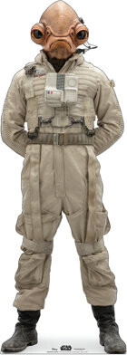 Advanced Graphics Mon Cal General (Star Wars IX) Cardboard Standup ...
