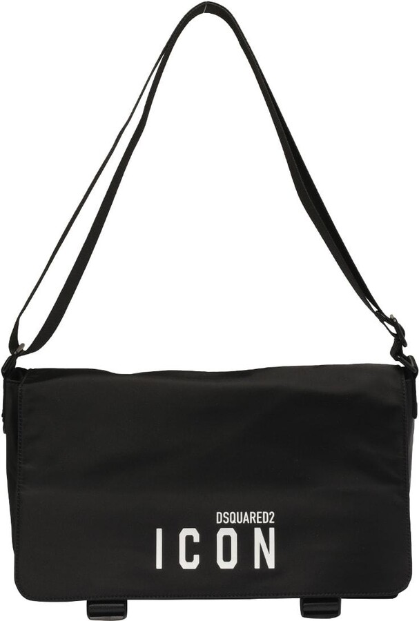 DSQUARED2 Icon Logo Messenger Bag - ShopStyle