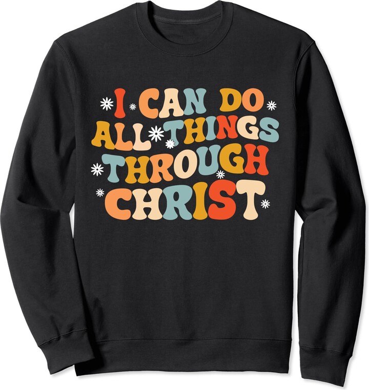 Christian Jesus God Groovy Religious Gifts I Can Do All Things Through ...