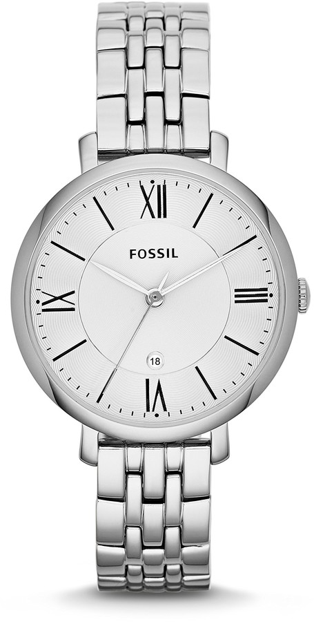 Fossil Women's Jacqueline Quartz Stainless Three-Hand Watch Color ...