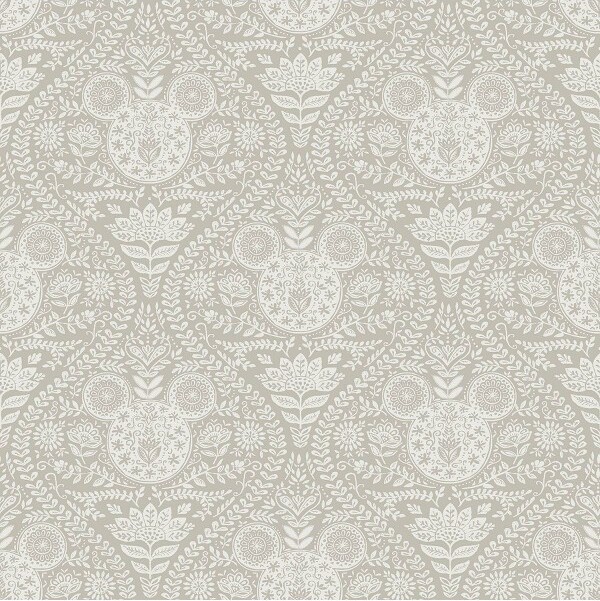 Disney Mickey Mouse Block Print Kids' Peel and Stick Wallpaper Cream ...