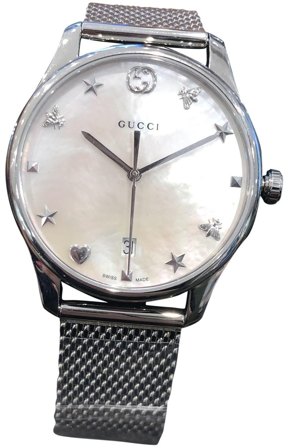 Gucci Silver Steel Watches - ShopStyle Jewelry