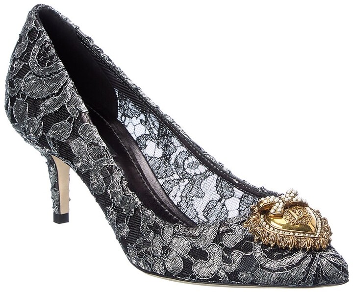 Dolce & Gabbana Lace Pump - ShopStyle Heels