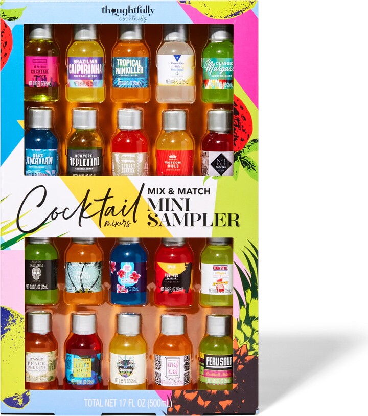 Thoughtfully Cocktails, Mix and Match Mini Sampler Cocktail Mixer Set ...