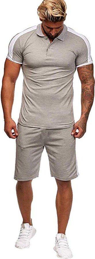 NANSAN Tracksuit Mens Full Set Gym Clothes Men Men's Clothing Men Suits ...