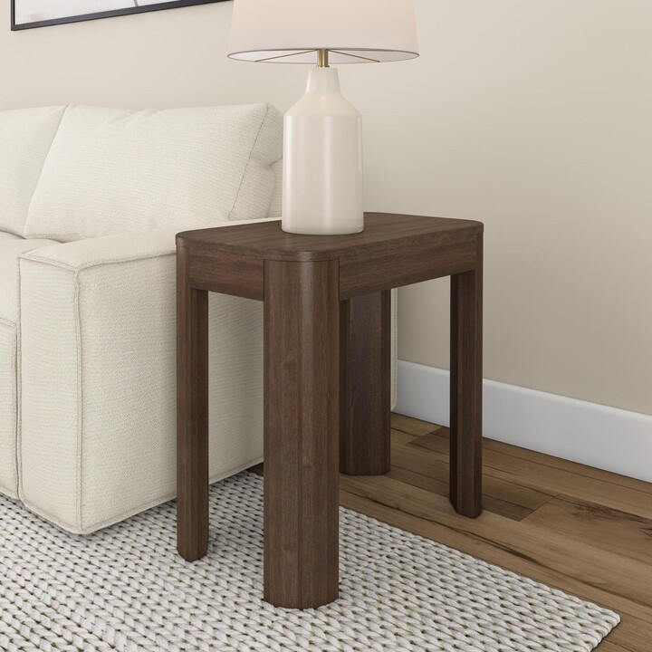 Plank+Beam Modern Rounded Rectangular Side Table - ShopStyle