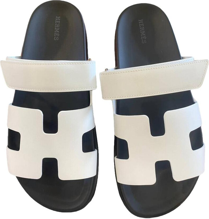 Hermes Leather sandal - ShopStyle