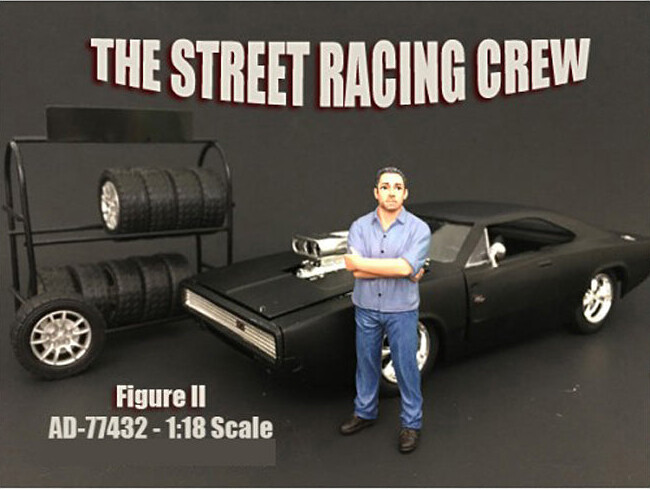 The Street Racing Crew Figure II For 1:18 Scale Models by American ...