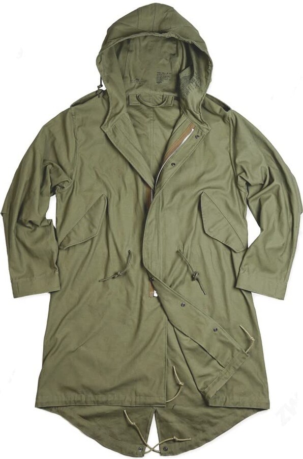 Generic M51 M1951 Parka Men's Outdoors Windbreaker Fishtail Coat ...