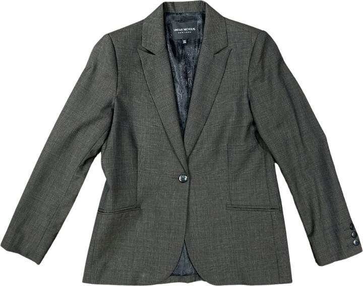 Lindsay Nicholas New York Elizabeth Jacket In Chocolate Prince Of Wales ...