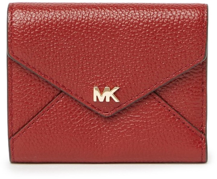 MICHAEL Michael Kors Medium Slim Leather Trifold Envelope Wallet ...