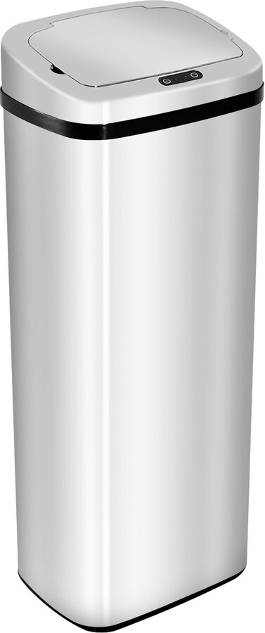 HOMCOM 50L Infrared Touchless Automatic Motion Sensor Dustbin ...