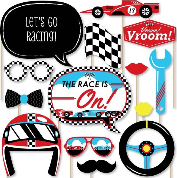 Big Dot of Happiness Let's Go Racing - Racecar - Baby Shower or Race ...