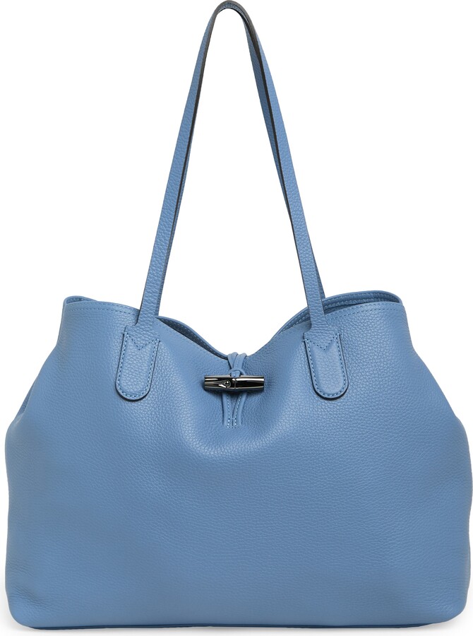 Longchamp Roseau Essential Leather Shoulder Tote - ShopStyle