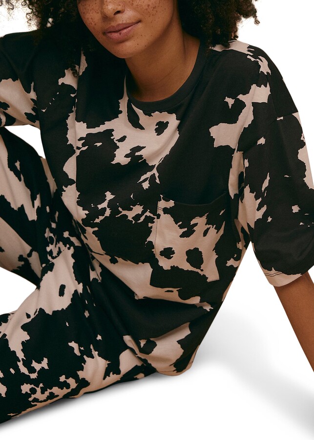 Topshop Cow Print T-Shirt - ShopStyle