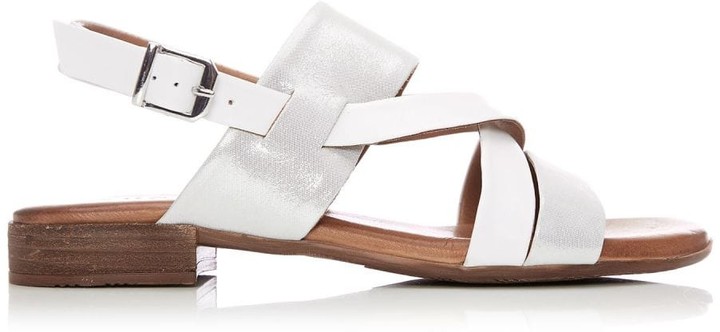 Shoon Irelia White Leather - ShopStyle Sandals