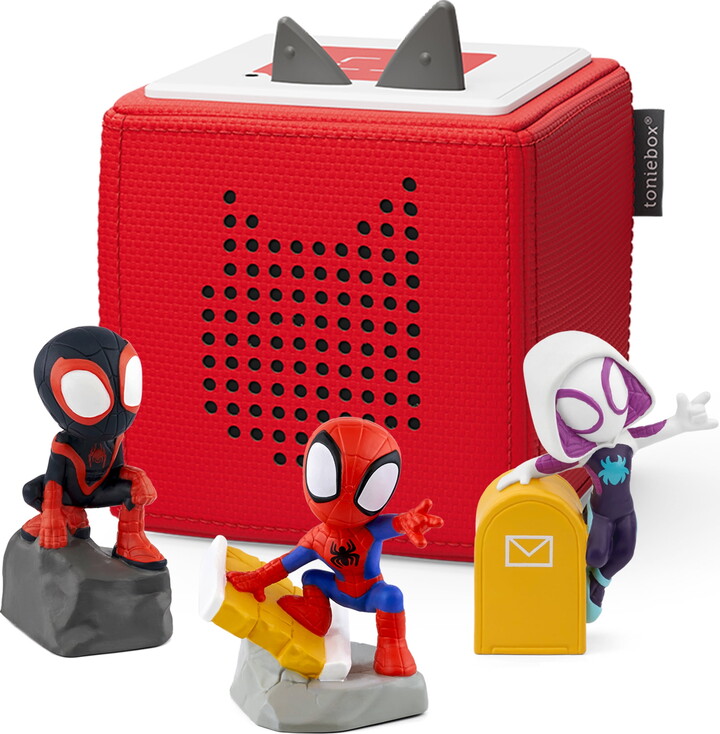 Tonies Toniebox Audio Player Bundle with Marvel's Spidey & His Amazing ...