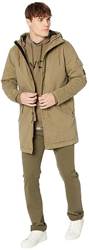 RVCA Standard Issue Parka (Cadet Green) Men's Clothing - ShopStyle ...
