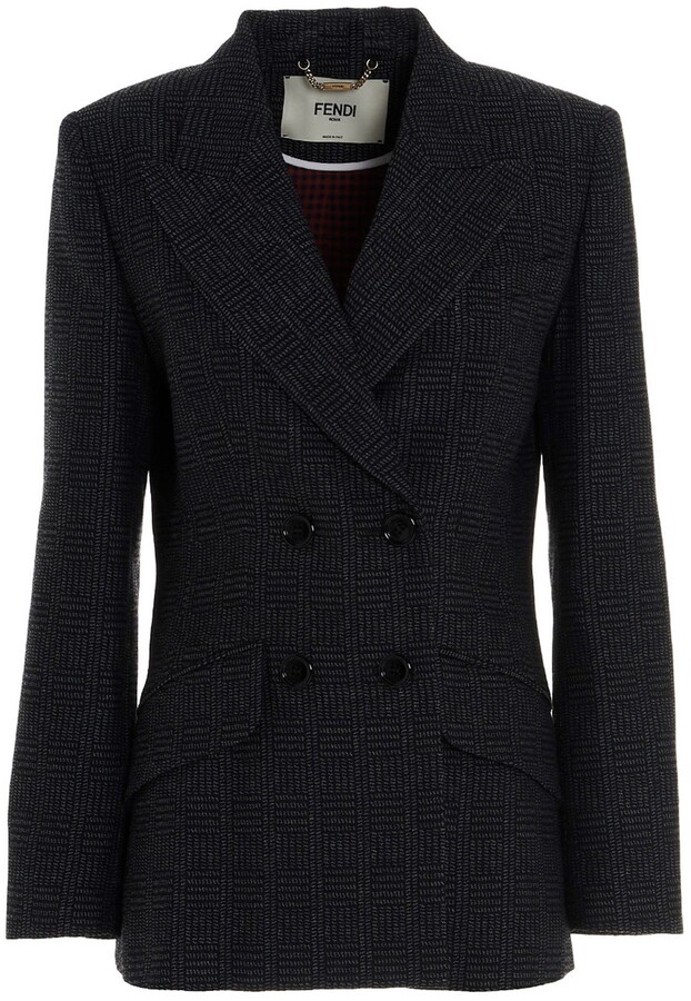 Fendi Double Breasted Blazer - ShopStyle