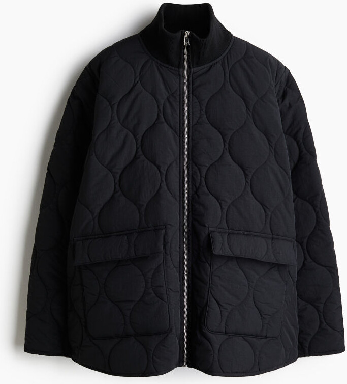 H&M Oversized Quilted Jacket - ShopStyle