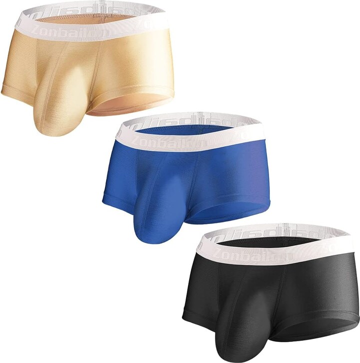 ZUOLAIYIN Bulge Enhancing Underwear Big Bulge Pouch Underwear Men Bulge ...