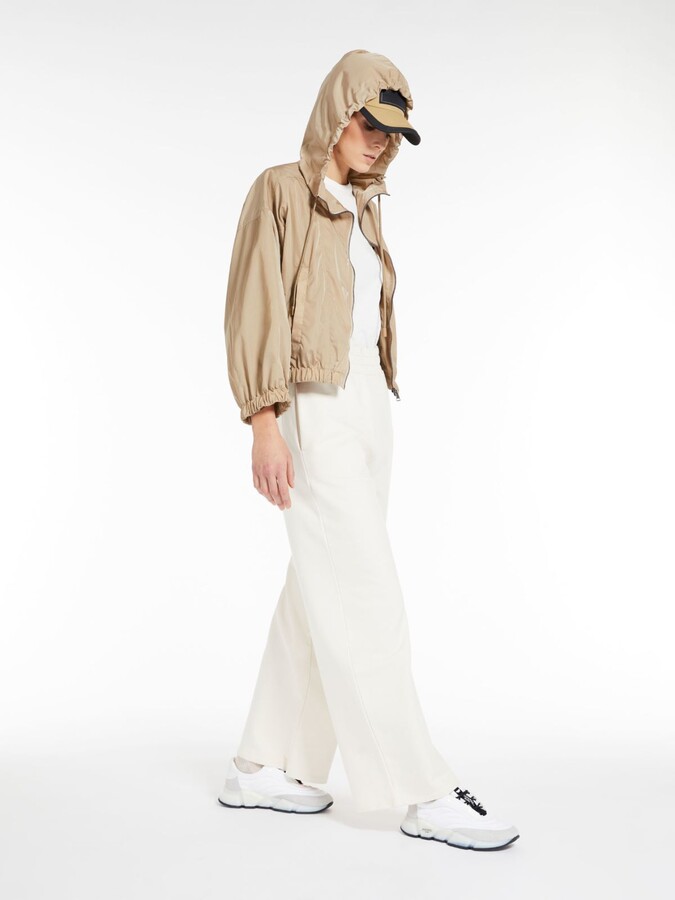 Max Mara Hooded taffeta jacket - ShopStyle