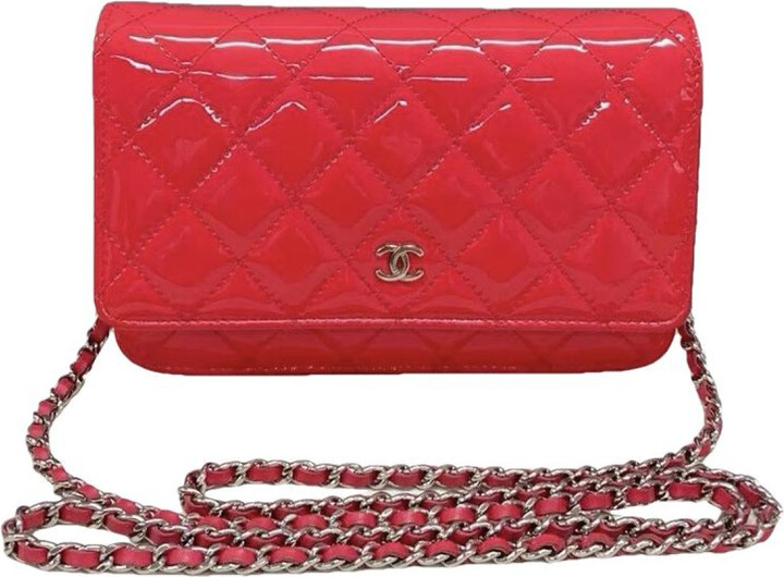 Chanel Wallet On Chain Timeless/Classique patent leather crossbody bag ...