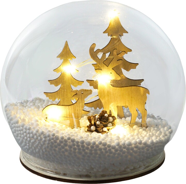 Netagon Light Up Christmas Snow Globe with Reindeers - ShopStyle Winter ...