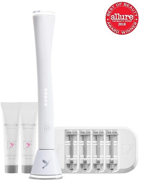DERMAFLASH Luxe Dermaplanig Device 7-Piece Set - ShopStyle Skincare Tools