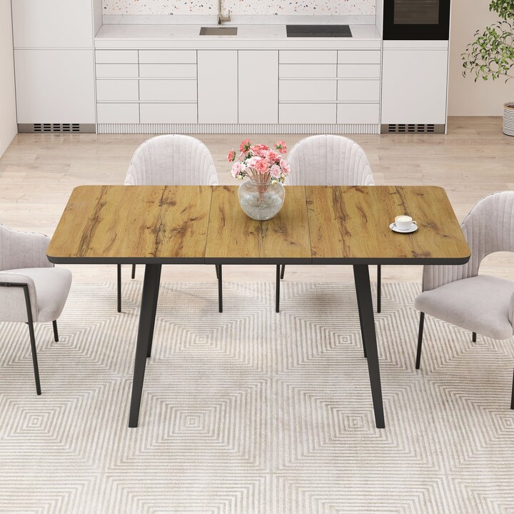 Modern Square Functional Dining Table for Dining Room - Oak - ShopStyle