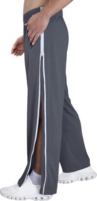 Meuponc Tear Away Pants for Men Side Zipper Sweatpants Zip Leg ...