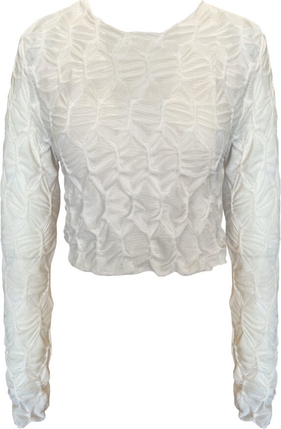 NATA STUDIO Futuristic White Top - ShopStyle