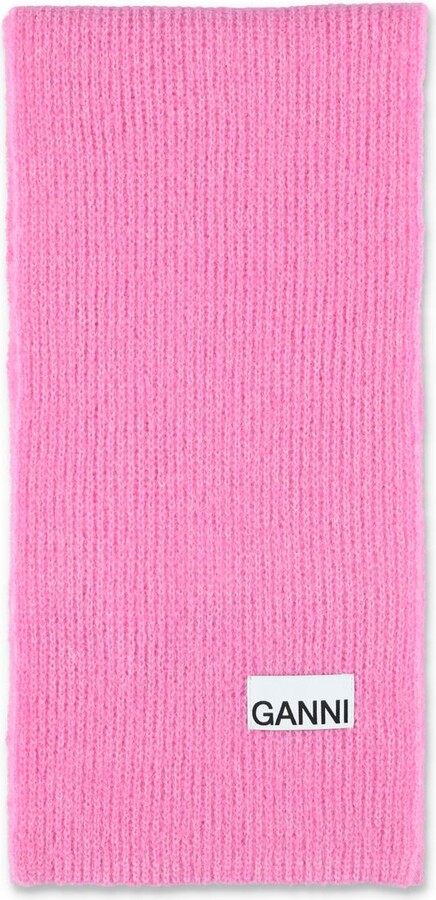 Ganni Logo Scarf - ShopStyle Scarves & Wraps