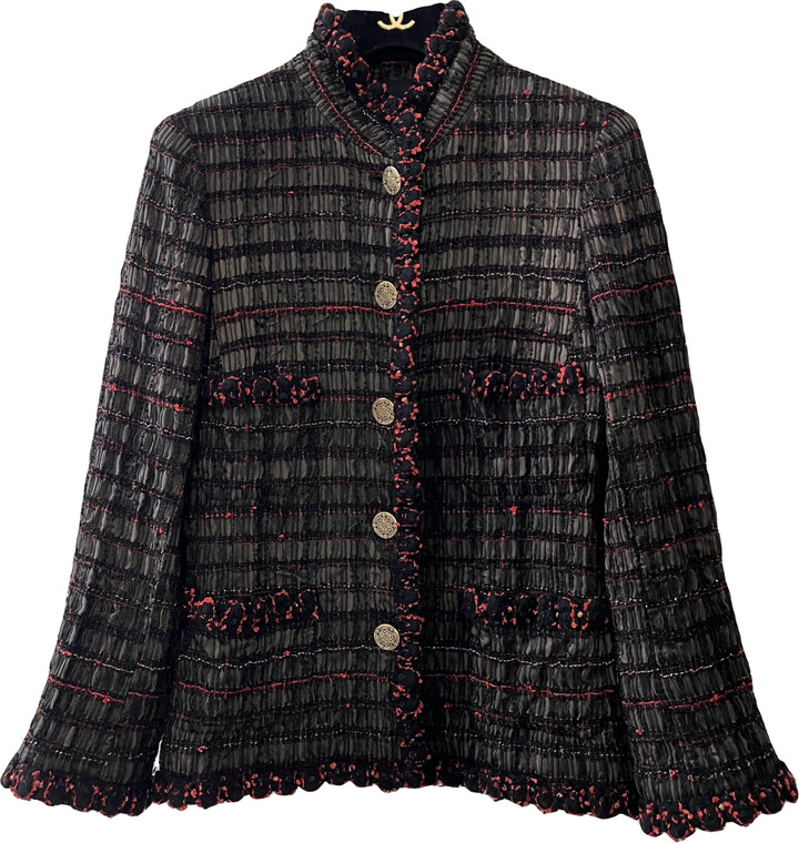 Chanel La Petite Veste Noire tweed jacket - ShopStyle Vests